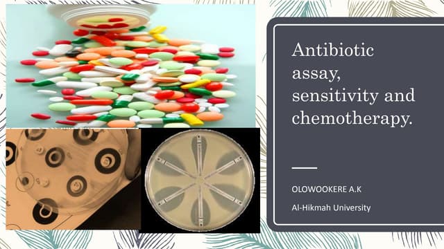 Antibiotic sensitivity testing (AST) | PPTX