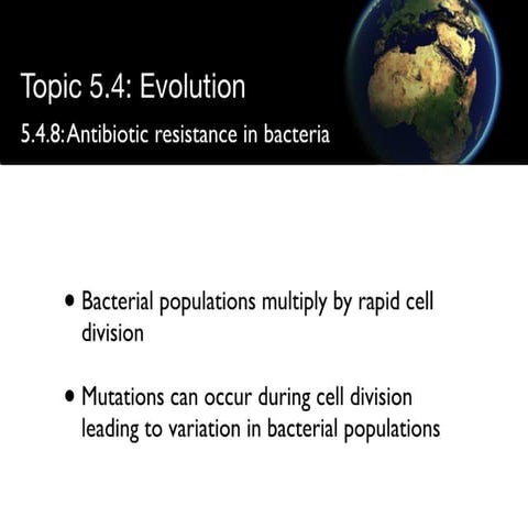 Antibiotic resistance | PDF