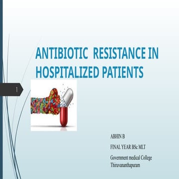ANTIBIOTIC RESISTANCE IN HOSPITALIZED PATIENTS.pptx