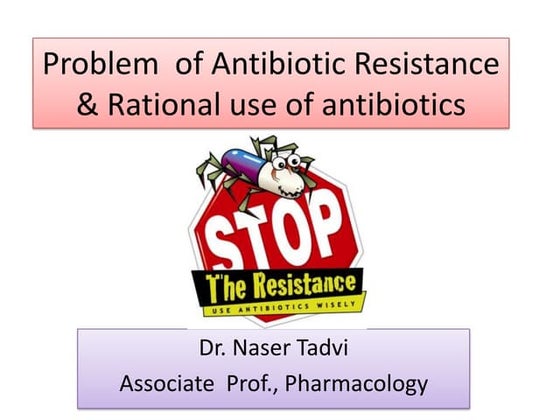 Antimicrobial Resistance (AMR) | PPT