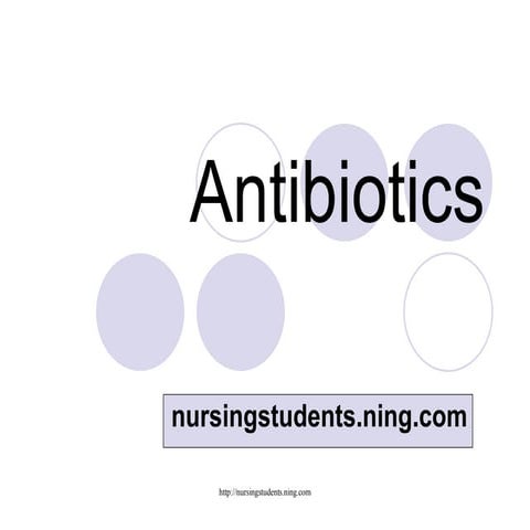 Antibiotics | PPT