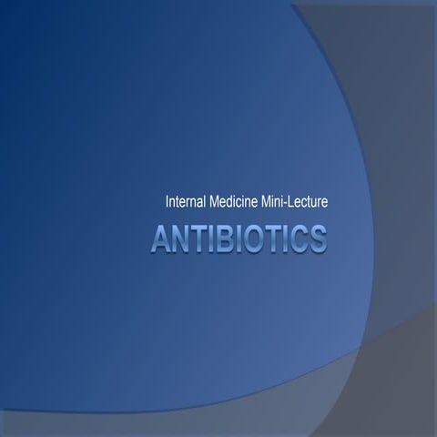 Antibiotics | PPT