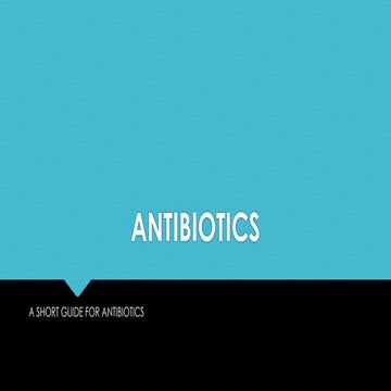Antibiotics | PPT
