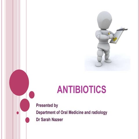 Antibiotics | PPTX