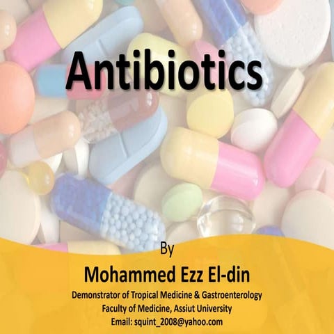 Antibiotics | PPTX