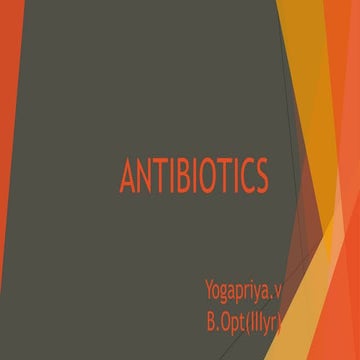 Antibiotics | PPT