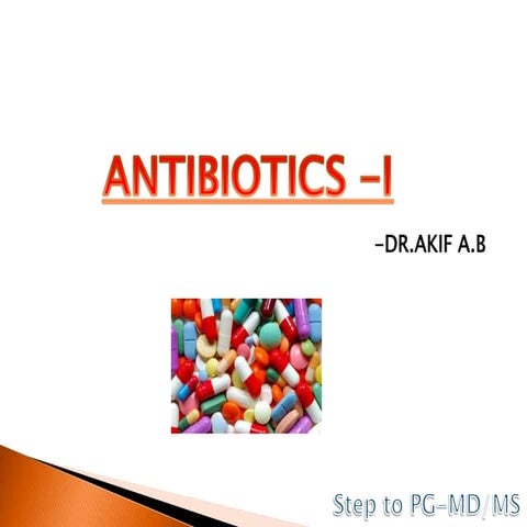 Antibiotics | PPTX