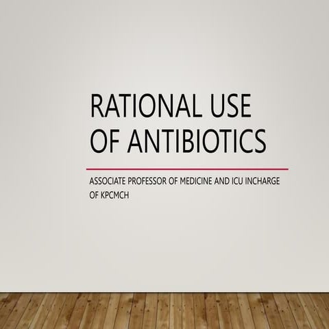 ANTIBIOTICS.pptx usese of antibiotic in criticalcare centre | PPT
