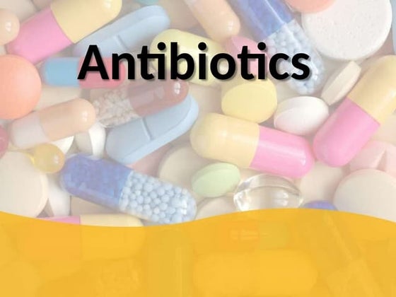 Generations of antibiotics | PPT