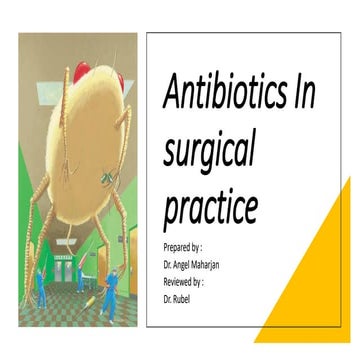 Prophylaxis and empirical uses of antibiotics | PPTX