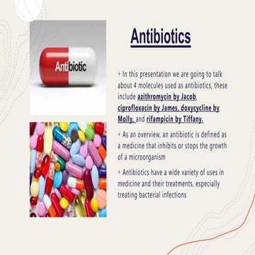 Antibiotics presentation | PPT