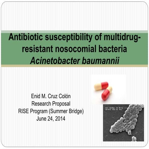 Antibiotic susceptibility of multidrug-resistant nosocomial bacteria ...
