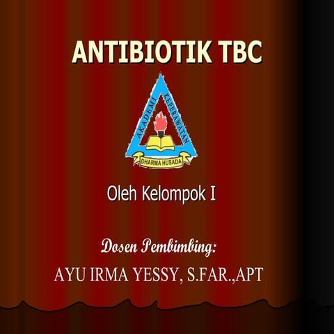 Antibiotik tbc-slide | PPT