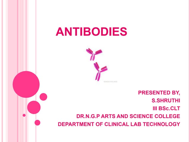 Antibody: Structure and Function | PPTX