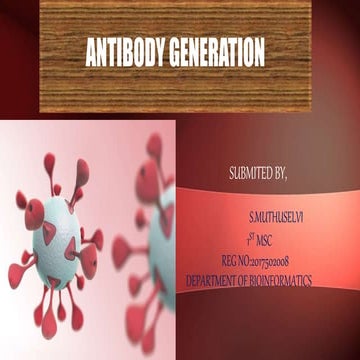 Antibody generation | PPTX