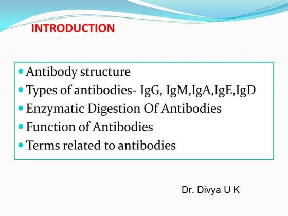 Antibodies and their types with functions | PPTX | Chemistry | Science
