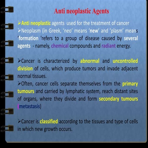 Anticancer agents | PPT
