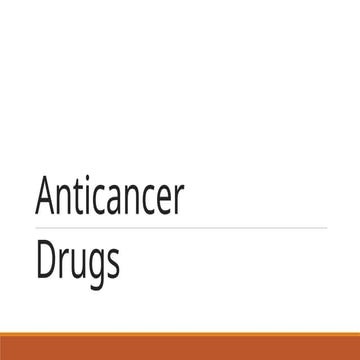 Pharmacology of Major anticancerdrugs.pptx