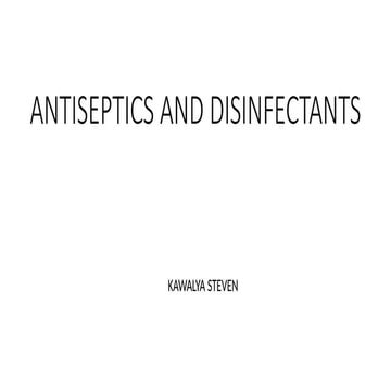 Pharmacology of commonly used antiseptic, desinfection etc | PPTX