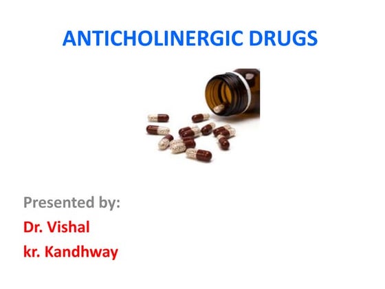 Anti-cholinergic Drugs | PPT