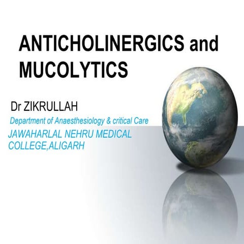 Mucolytic Drugs | PPTX