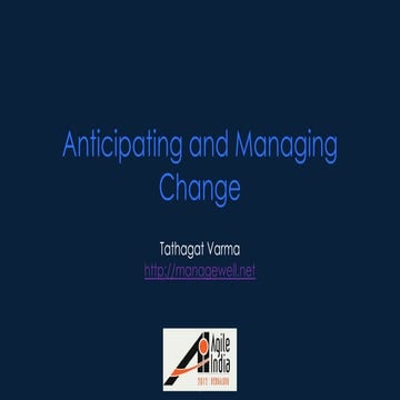 Anticipating and Managing Change | PPTX