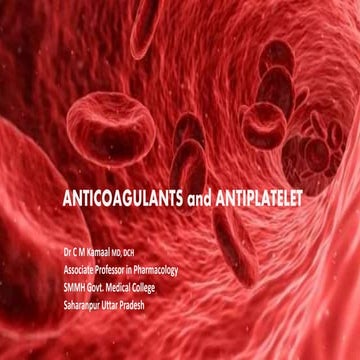 Anticoagulants medications | PPTX
