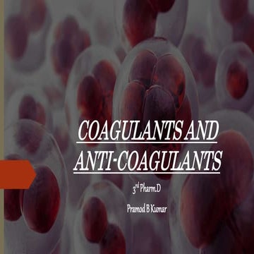 COAGULANTS | PPTX