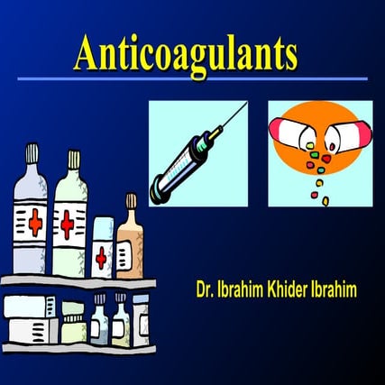 Anticoagulant therapy | PPT