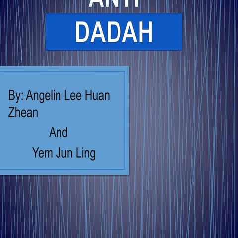 Anti dadah | PPT