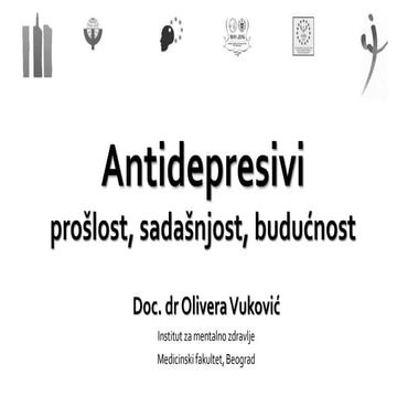 Antidepresivi - juce, danas, sutra final 14102016 | PPTX