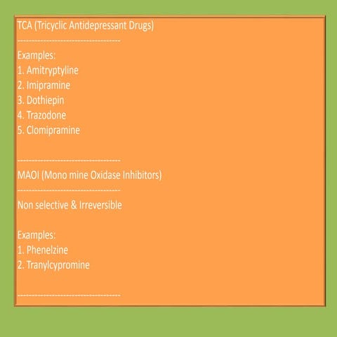 Antidepressants | PPTX