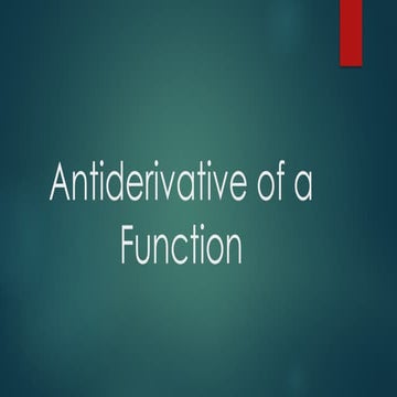 Tangent Line to the Graph of a Function and Derivative of a Function at ...