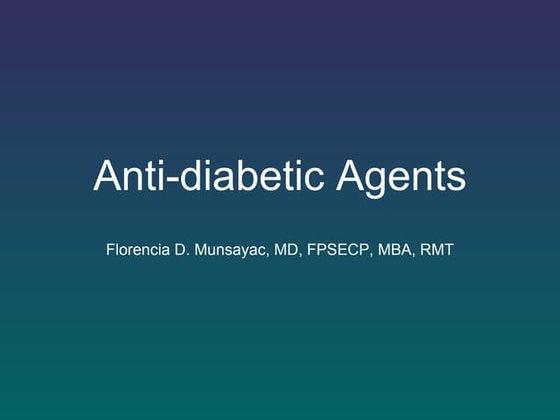 Insulin | PPTX