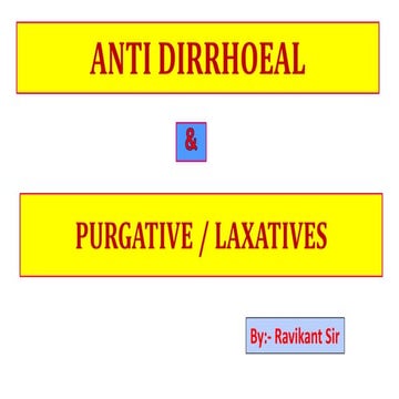 anti dirrhoeal and purgative laxatives.pptx