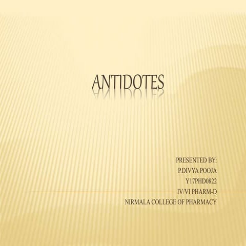 Antidotes | PPTX