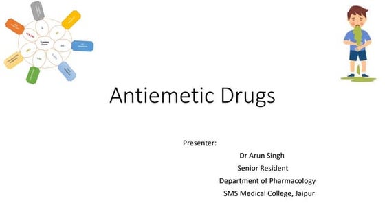 KK Anti emetic drugs | PDF | Digestive Disorders | Diseases and Conditions