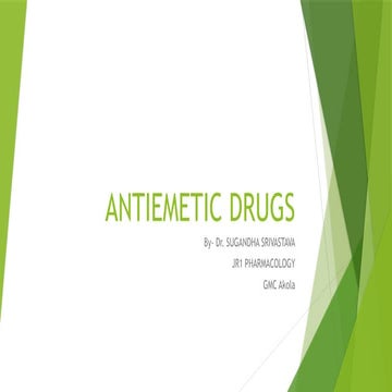 Emetics and antiemetics | PPTX