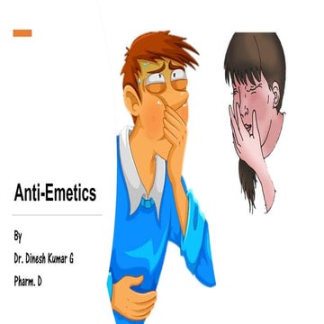 Anti-Emetics | PDF