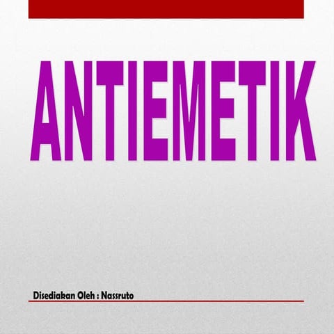 ANTI EMETIK | PPT
