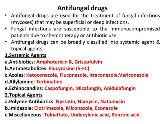 Anti fungal (amphotericin b) | PPT