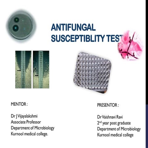 Antifungal susceptibility. .pptx