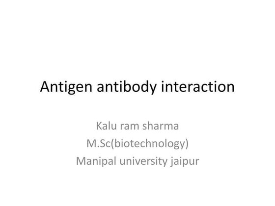 Antigen processing and presentation | PPTX | Biological Sciences | Science