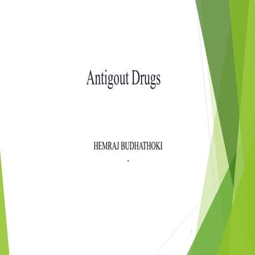 Gout And Antigout Drugs | PPT