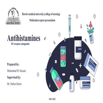 Antihistamines agents types generations. | PPTX