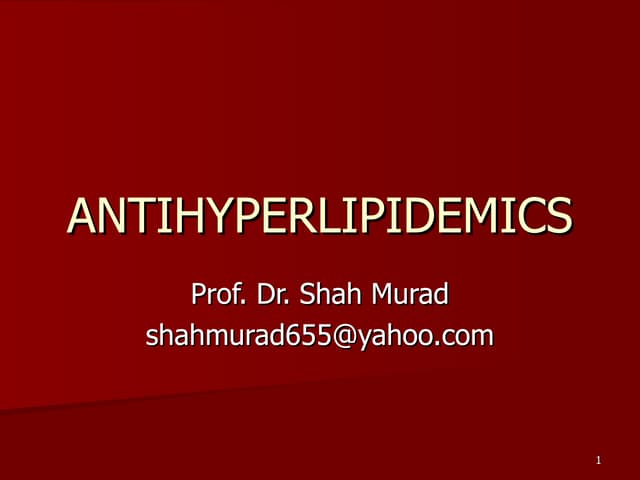 Antihypertensive drugs | PPT