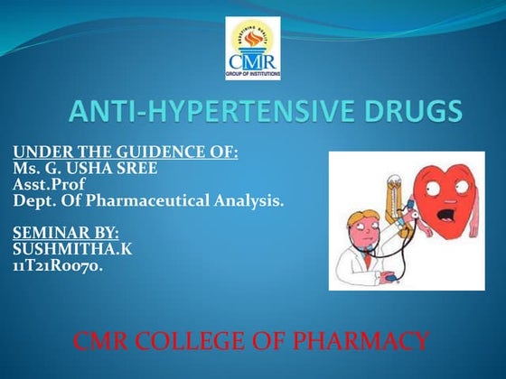 ANTI HYPERTENSIVE DRUGS | PPT