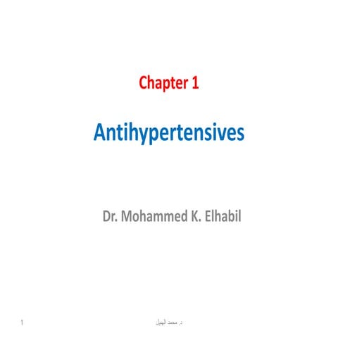 Antihypertensives Ch 1.pptx