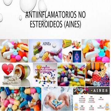 Antiinflamatorios no esteroideos (aines) | PPTX