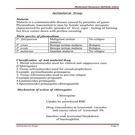 Medicinal Chemistry Antimalarial drugs 3.pptx